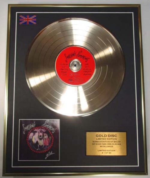 SMASHING PUMPKINS/LIMITED EDITION/CD GOLD DISC/ALBUM 'GISH'/(Smashing ...