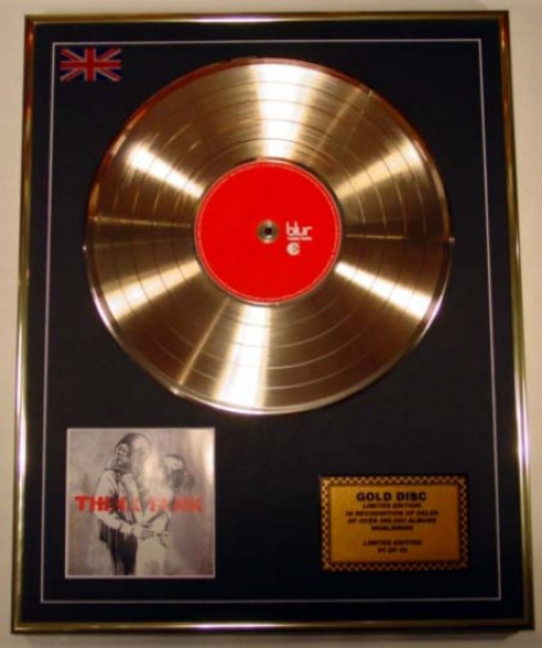 BLUR/LIMITED EDITION/CD GOLD DISC/ALBUM 'THINK TANK'
