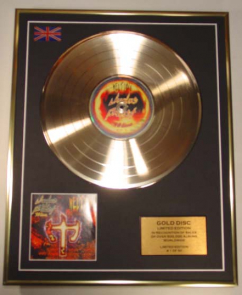 JUDAS PRIEST/LIMITED EDITION/CD GOLD DISC/ALBUM 'MELT DOWN'/(Judas Priest)