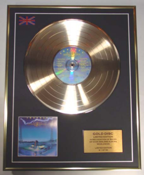 JOURNEY/LIMITED EDITION/CD GOLD DISC/ALBUM 'RAISED ON RADIO'/(Journey)