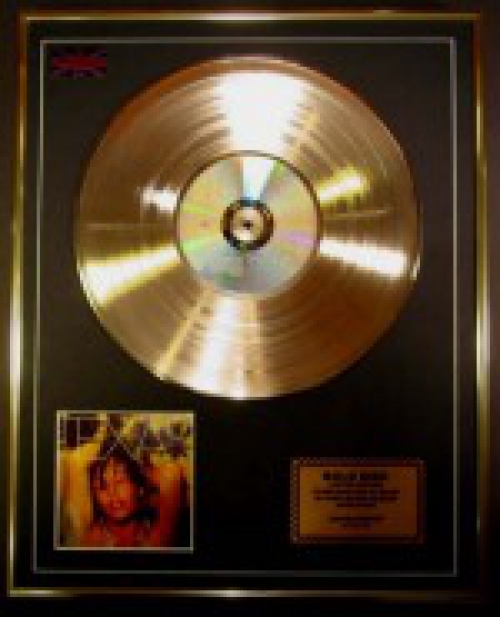 TEXAS/LIMITED EDITION CD GOLD DISC/THE HUSH