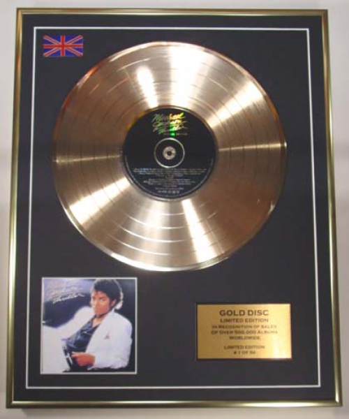 Michael Jackson/Limited Edition Cd Gold Disc/'Thriller'/(Michael Jackson)