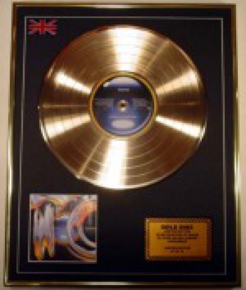 TOTO/LIMITED EDITION/CD GOLD DISC/ALBUM 'THROUGH THE LOOKING GLASS'