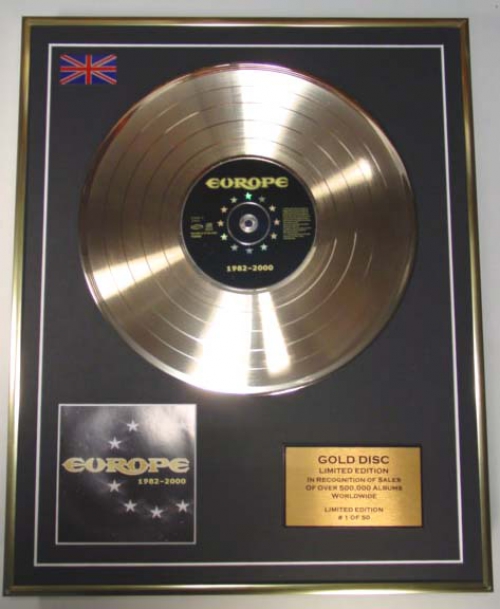 EUROPE/LIMITED EDITION/CD GOLD DISC/ALBUM '1982-2000'/(Europe)