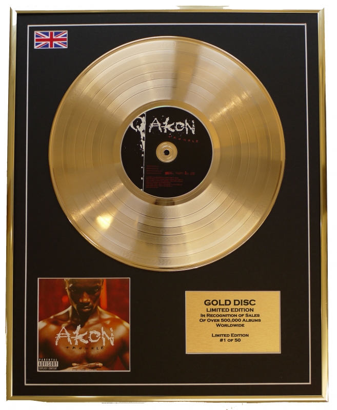 Akon/Limited Edition Cd Gold Disc/'Trouble'/(AKON)