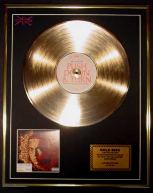 EMINEM/LTD. EDITION CD GOLD DISC/RECORD/"RELAPSE"