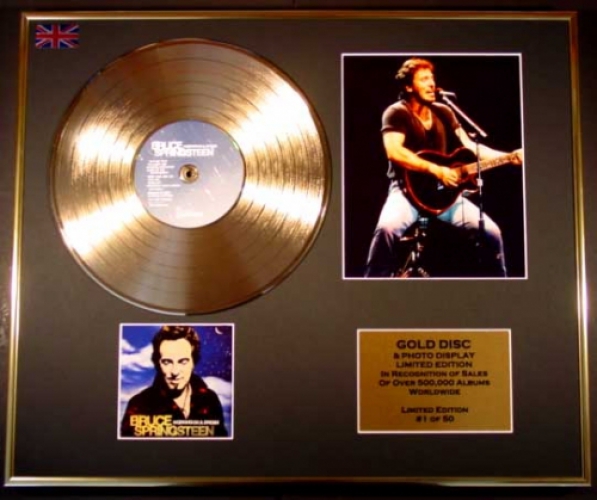 BRUCE SPRINGSTEEN/CD GOLD DISC & PHOTO DISPLAY/LTD. EDITION/COA/ALBUM ...