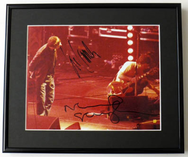 OASIS/SIGNED PHOTO/FRAMED/COA