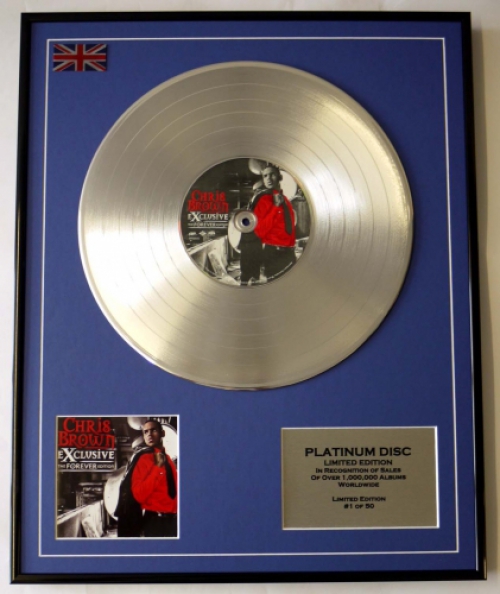 CHRIS BROWN/LIMITED EDITION/CD PLATINUM DISC/RECORD/EXCLUSIVE - THE ...
