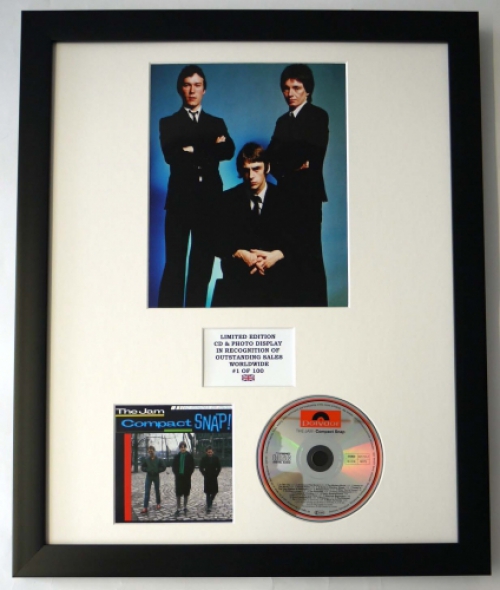 THE JAM/PHOTO & CD DISPLAY LTD. EDITION OF THE ALBUM COMPACT SNAP!