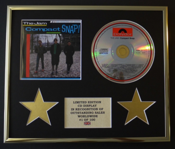 THE JAM/CD DISPLAY/LIMITED EDITION/COA/COMPACT SNAP!