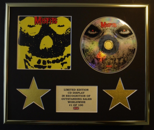 MISFITS/CD DISPLAY/LIMITED EDITION/COA/MISFITS