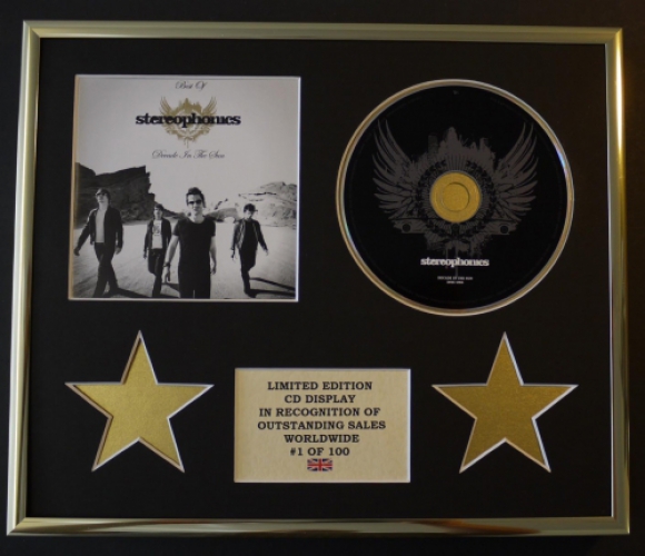 STEREOPHONICS/CD DISPLAY/LIMITED EDITION/COA/DECADE IN THE SUN