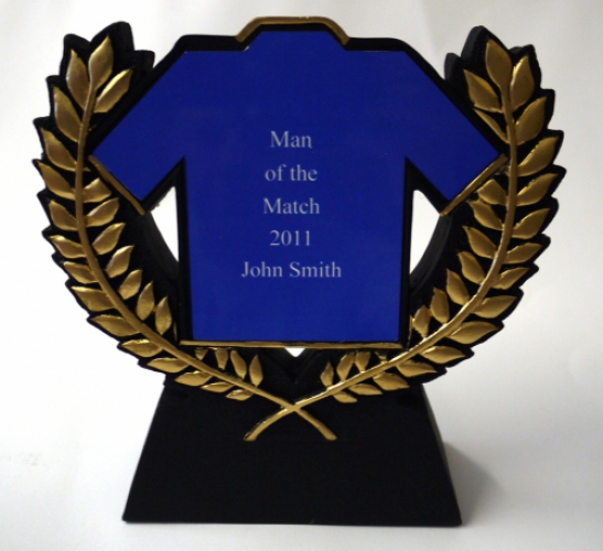 Large Laurel Wreath trophy with plaque