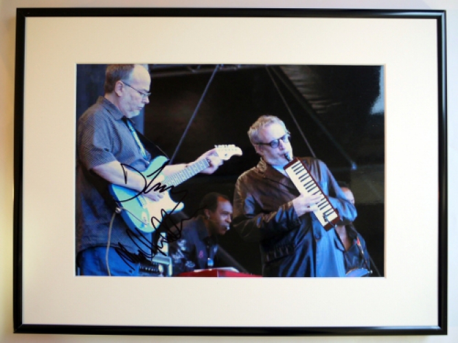 STEELY DAN/SIGNED PHOTO/FRAMED/COA