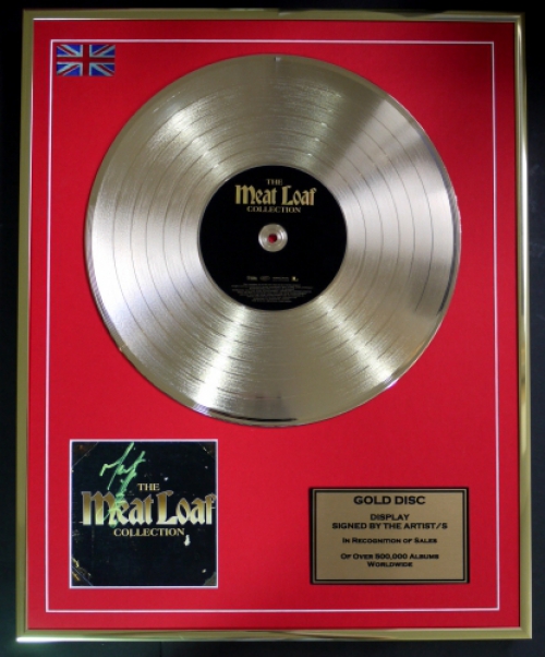 MEAT LOAF/CD GOLD DISC/SIGNED/COA/THE MEAT LOAF COLLECTION
