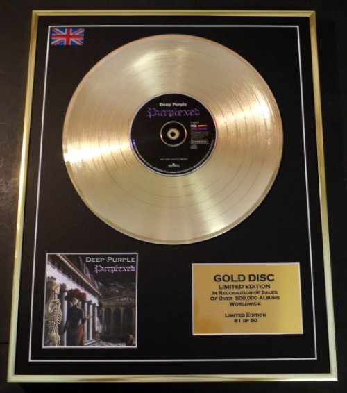 DEEP PURPLE/LTD. EDITION CD GOLD DISC/RECORD/PURPLEXED