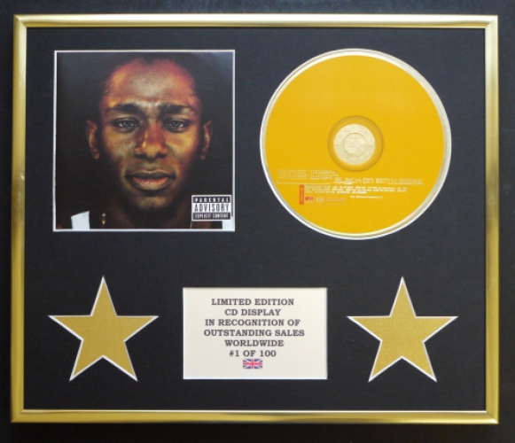 MOS DEF/CD DISPLAY/LIMITED EDITION/COA/BLACK ON BOTH SIDES