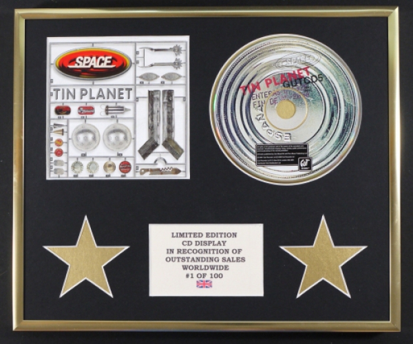 SPACE/CD DISPLAY/LIMITED EDITION/COA/TIN PLANET