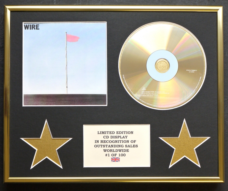 WIRE/CD DISPLAY/LIMITED EDITION/COA/PINK FLAG