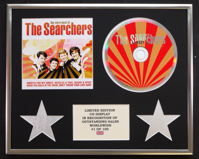 THE SEARCHERS/CD DISPLAY/LIMITED EDITION/COA/THE VERY BEST OF