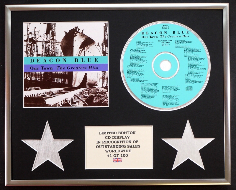 DEACON BLUE/CD DISPLAY/LIMITED EDITION/COA/THE GREATEST HITS
