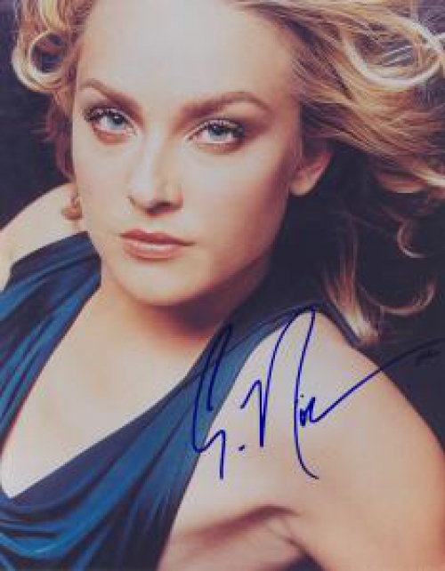 Elisabeth Rohm Beautiful LAW & ORDER Star Color Signed 8x10
