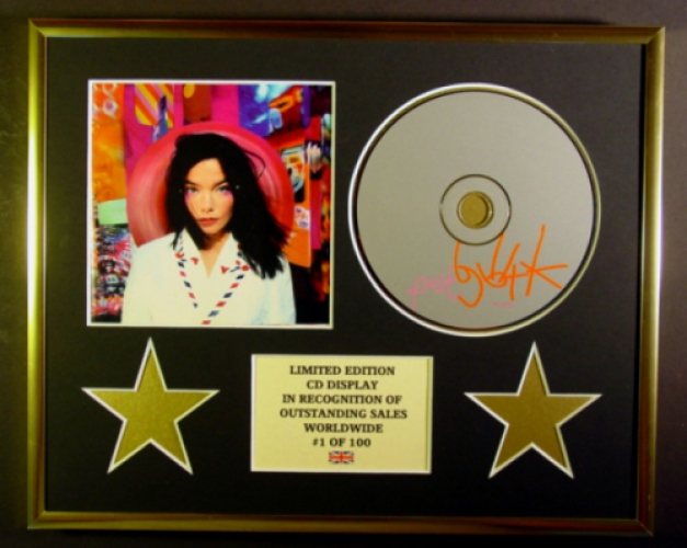 BJORK/CD DISPLAY/ LIMITED EDITION/COA/POST