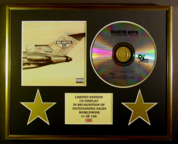BEASTIE BOYS/CD DISPLAY/ LIMITED EDITION/COA/LICENSED TO ILL
