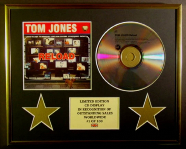 TOM JONES/CD DISPLAY/LIMITED EDITION/COA/RELOAD
