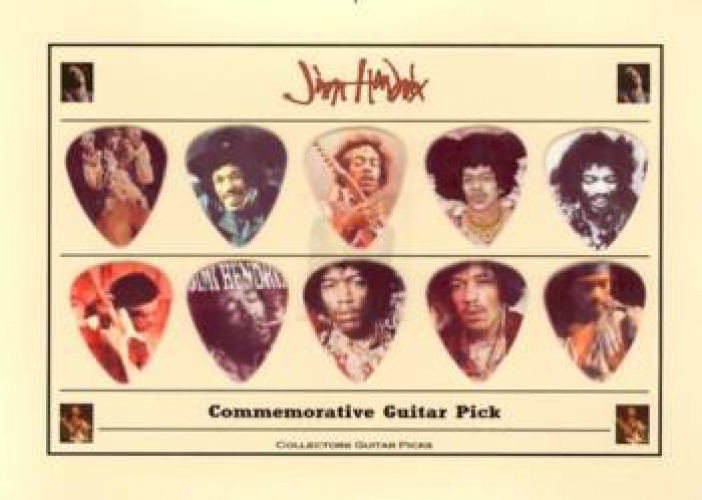 JIMI HENDRIX/COMMEMORATIVE GUITAR PICK COLLECTION