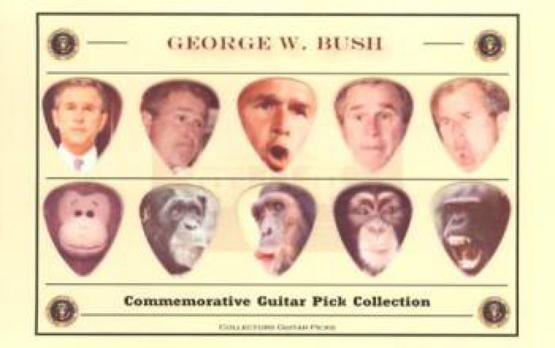 GEORGE W. BUSH/COMMEMORATIVE GUITAR PICK COLLECTION