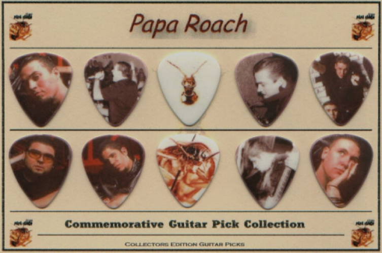 PAPA ROACH/COMMEMORATIVE GUITAR PICK COLLECTION