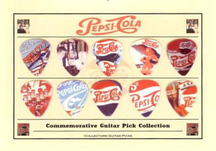 PEPSI COLA/COMMEMORATIVE GUITAR PICK COLLECTION