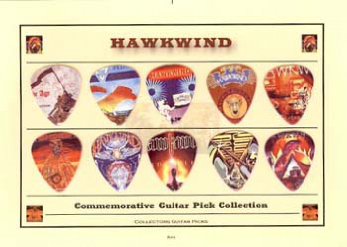 HAWKWIND/COMMEMORATIVE GUITAR PICK COLLECTION