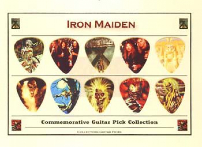 IRON MAIDEN/COMMEMORATIVE GUITAR PICK COLLECTION